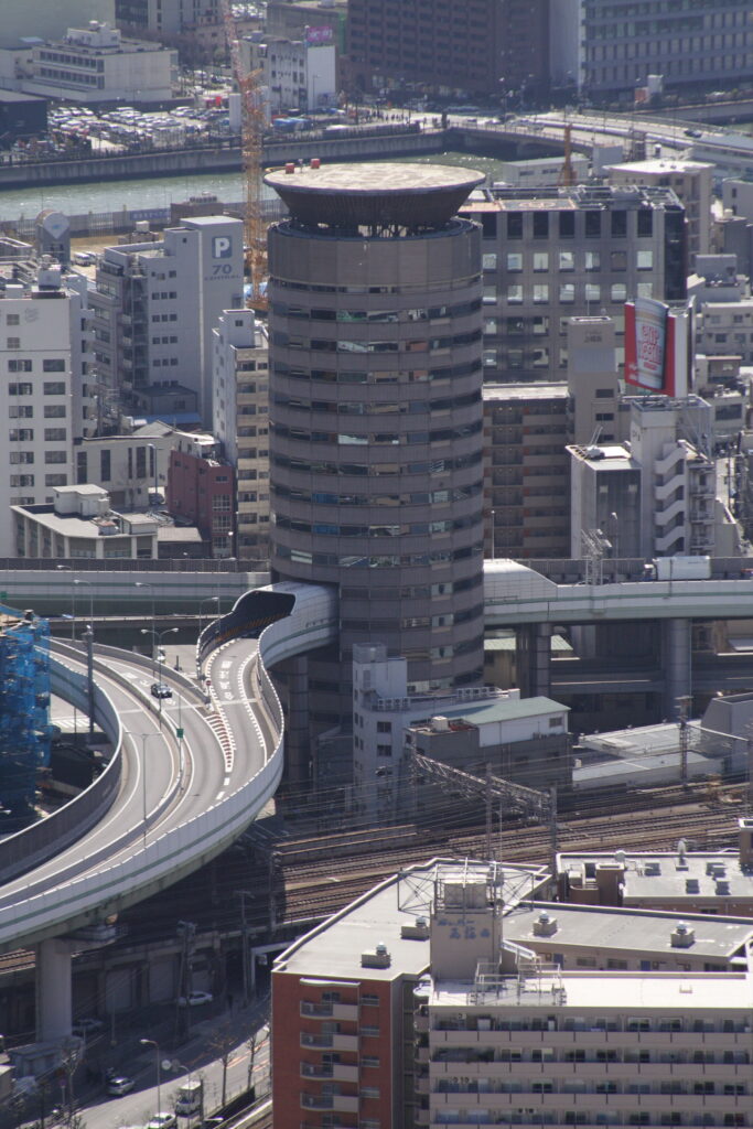 This Japanese Building Has a Highway Passing Right Through It